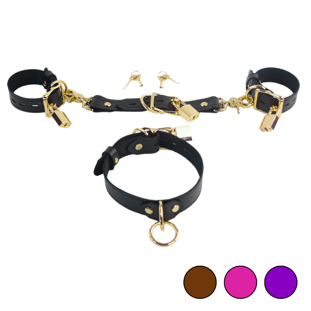 The V3RSE Strap - Gold Lockable Buckles with Square Padlocks – Mercy ...